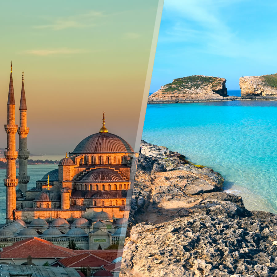 Turkey and Malta: Istanbul and Malta by plane . The best price in ...