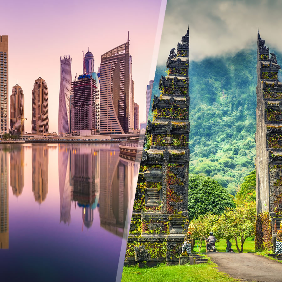 United Arab Emirates and Indonesia: Dubai and Bali . The best price in ...