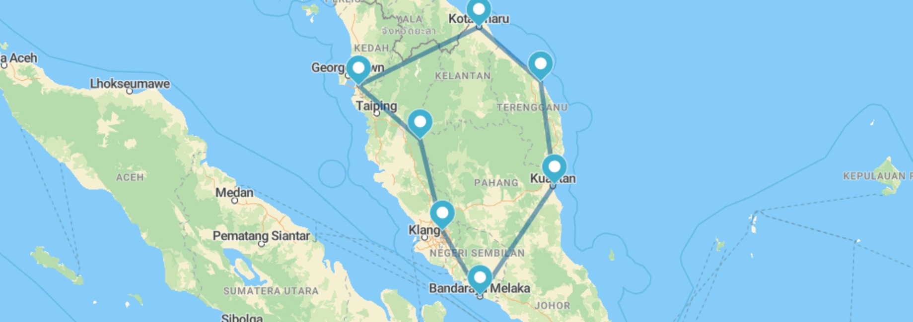 Malaysia: Route from Cameron Highlands to Malacca . The best price in ...