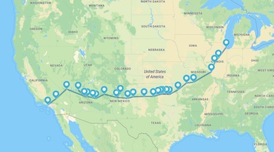US: Route 66 from Chicago to Santa Monica . The best price in Logitravel.